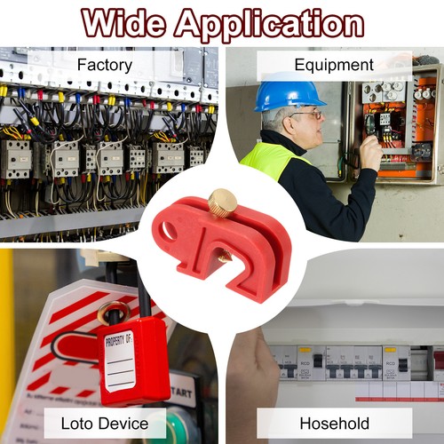 3pcs Circuit Breaker Lockout Miniature Loto Device Breaker Switch ...