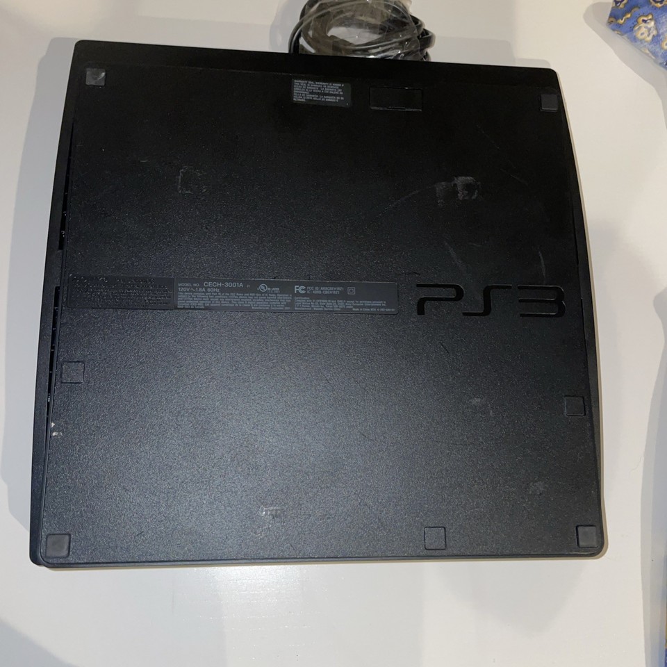 PlayStation 3 PS3 Console Only With Power Cord- Powers On - For Parts ...