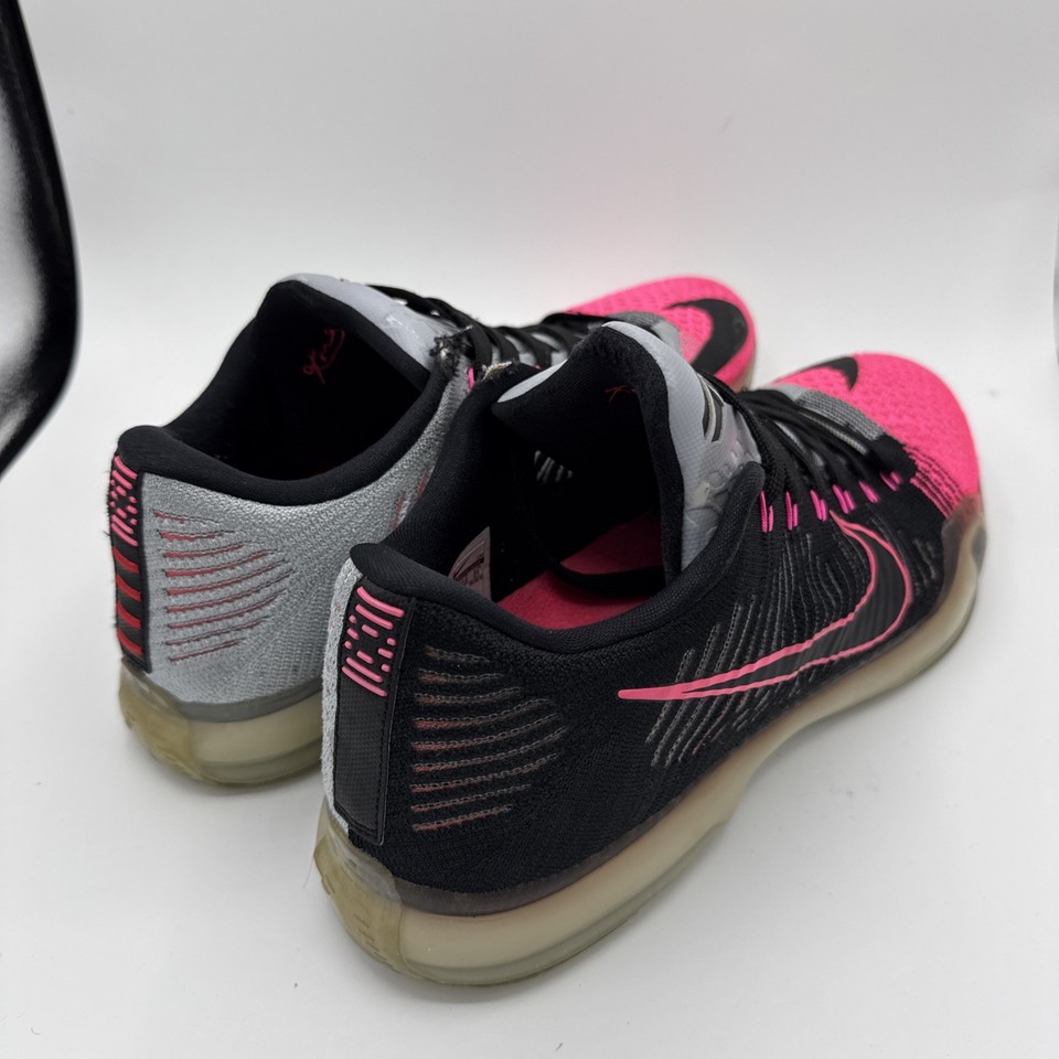 Nike Kobe 10 Elite Low Mambacurial Sneakers Shoes Sz 13 Black Pink ...