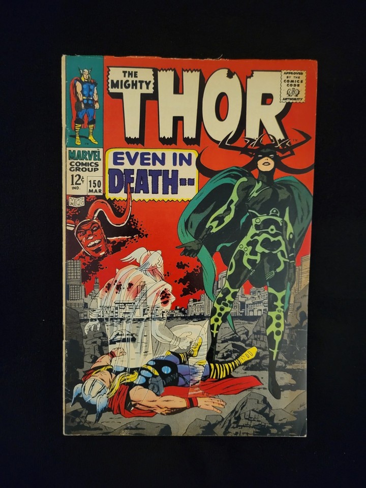 Thor #150 VG/FN Hela! Origin Inhumans! Stan Lee And Jack Kirby! Marvel ...