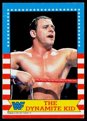 1987 Topps WWF Wrestling - The Dynamite Kid #20 British Bulldogs | eBay