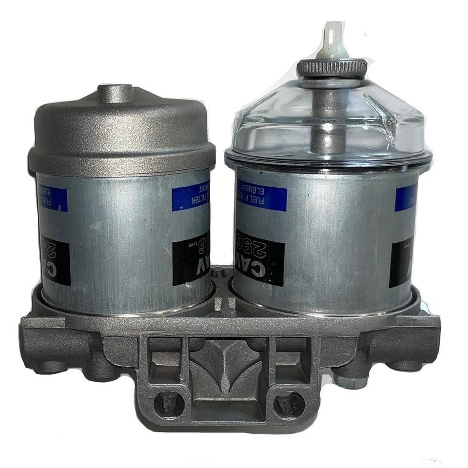 Diesel Fuel Filter Assembly - CAV type Double Filter 1/2" Ports | eBay