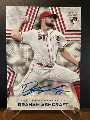Graham Ashcraft 2023 Topps Series 1 - Baseball Stars Autographs Gold # ...