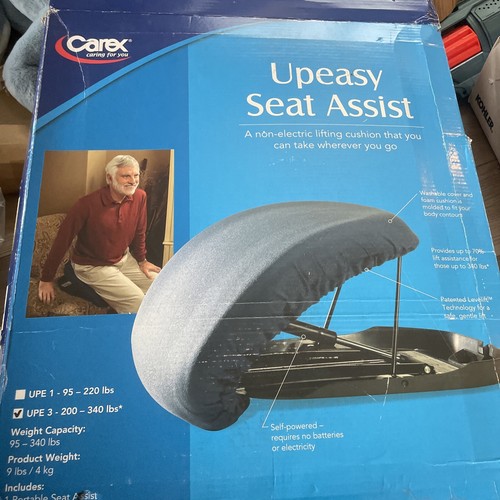 Carex Uplift Seat Assist Non-Electric Lifting Cushion 200-340lbs | eBay