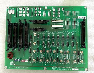 AMAT APPLIED MATERIALS 0100-09210 Liquid Injector Interface Board PCB ...
