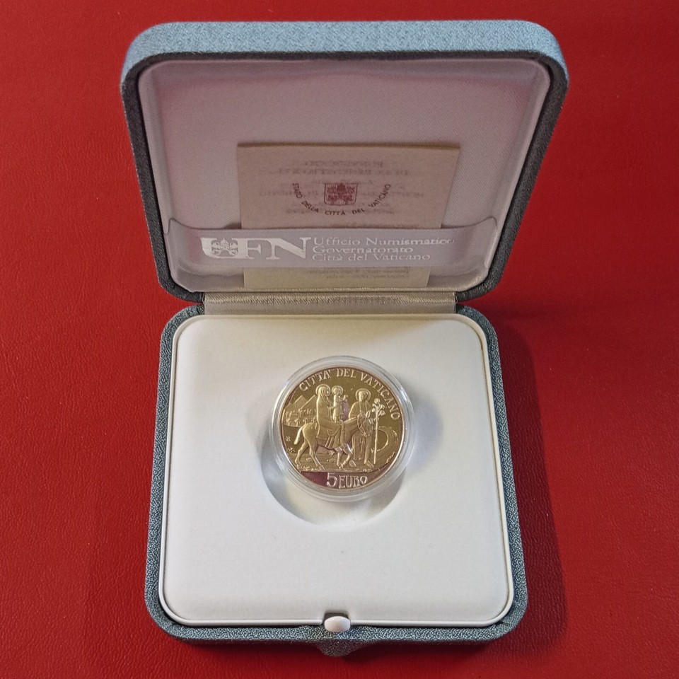 5 Euro Vatican 2010 / SILVER / Pope Benedict XVI / Migrants And ...