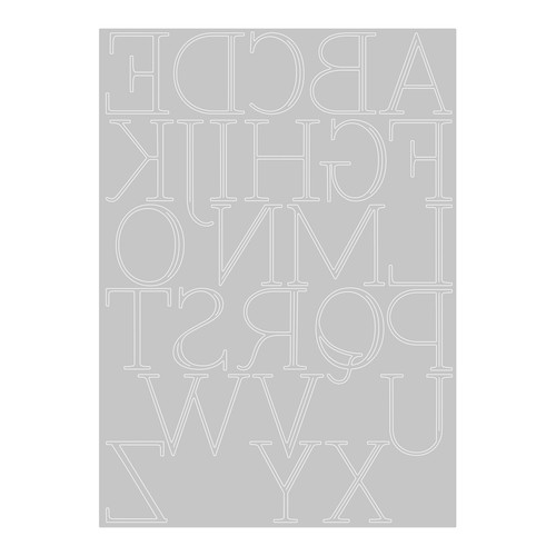 Sizzix Thinlits Die By Jennifer Ogborn-Elegant Capitals | eBay