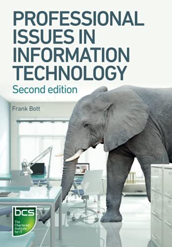 Professional Issues in Information Technology by Bott, Frank Paperback ...