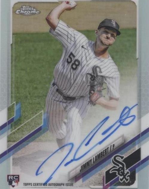 2021 Topps Chrome - Rookie Autographs Jimmy Lambert #RA-JL Refractor ...