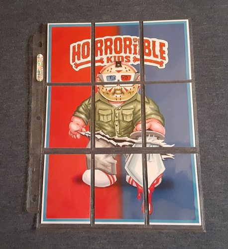 Garbage Pail Kids OH,THE HORROR-IBLE terrifier friday the 13th jason ...