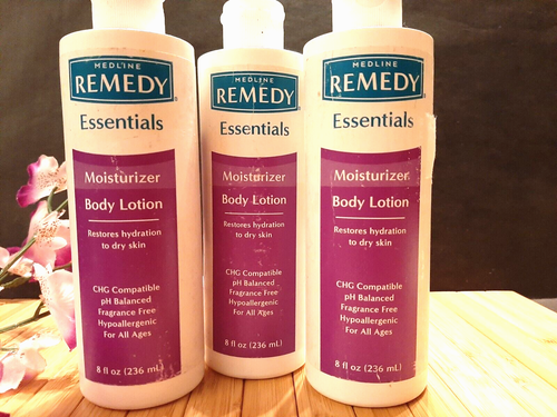 2 Bottles MEDLINE REMEDY ESSENTIALS MOISTURIZER BODY LOTION 8 oz | eBay