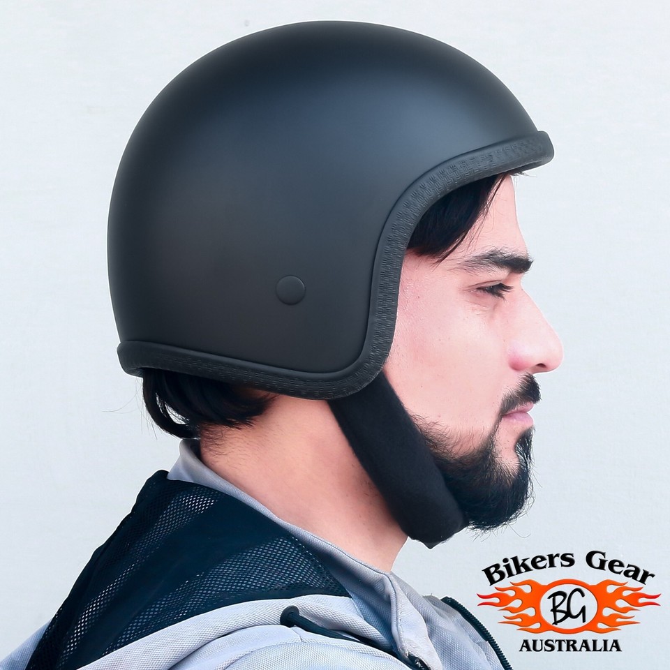 Australian Biker Gear Lowest Profile Motorcycle Motorbike open face ...