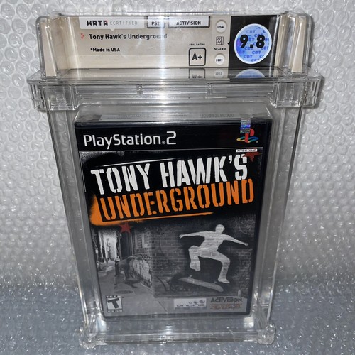 FACTORY SEALED Tony Hawk's Underground PS2 PlayStation 2 WATA 9.8 A+ ...