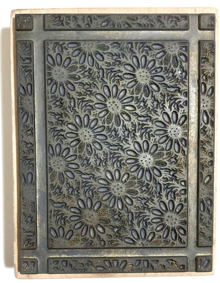 Daisies Background Rubber Stamp Wood Mount Magenta 4x5.25" Flowers | eBay