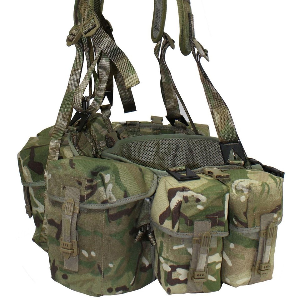 British Army Full PLCE Webbing Set, MTP, Grade 1 Used | eBay UK