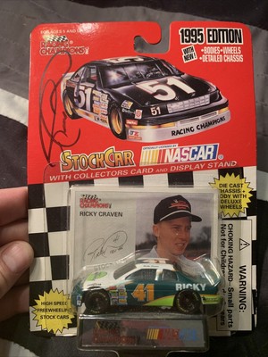 Autographed Racing Champions NASCAR Ricky Craven #41 Larry Hendrick ...