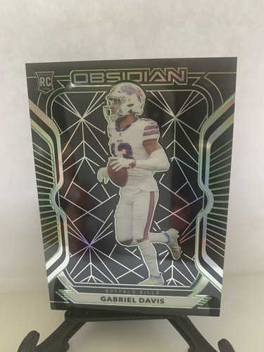 2020 Obsidian Gabriel Davis #139 RC Rookie Green Etch 2/50 Buffalo ...