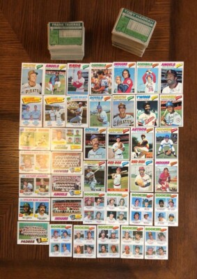 1977 Topps Baseball - Set Starter Lot (345 cards) - Nice Condition | eBay