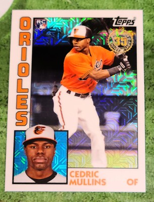 2019 Topps Cedric Mullins SILVER PACK SP ROOKIE! ORIOLES | eBay