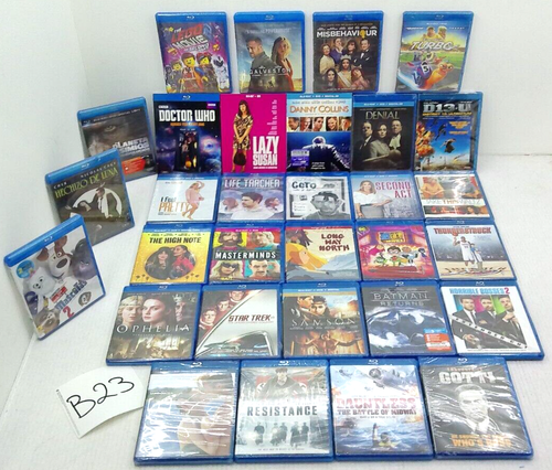 Wholesale Lot of 31 Assorted Blu-ray Movies / ACTION/KIDS/ & MORE A+ ...