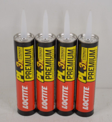 4-Pack Loctite PL 3x Heavy Duty Construction Adhesive Bonds All ...