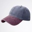 Pigment Dyed Baseball Ball Cap Washed 2Two Tone Cotton Vintage Hat Dad ...