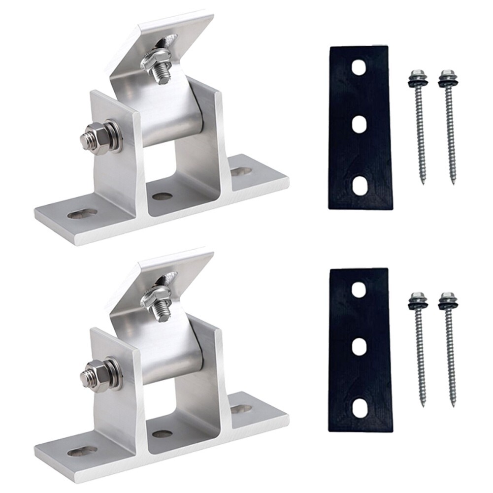 Solar Panel Foot Mount Aluminum Alloy For Roof Mount Photovoltaic ...