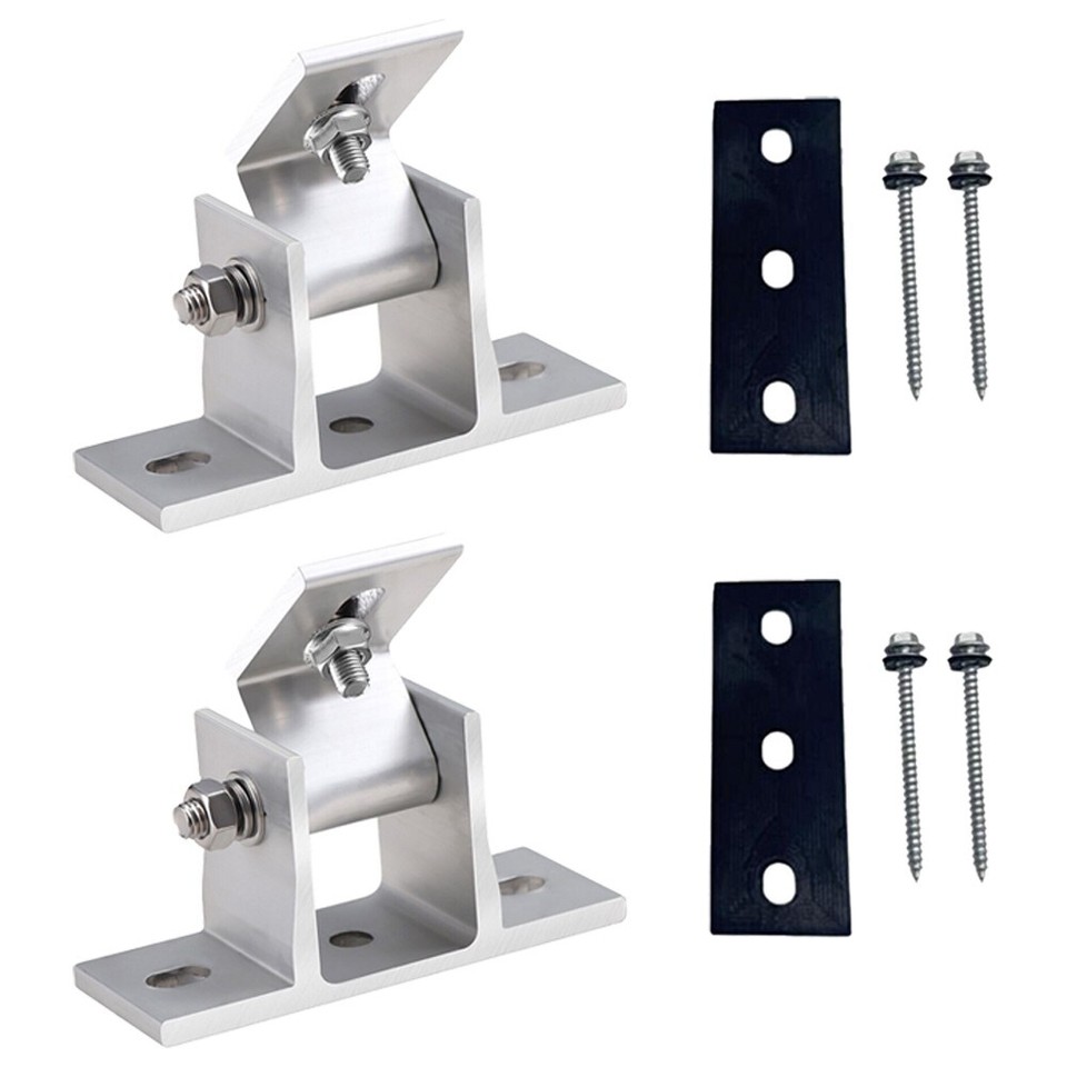 Solar Panel Foot Mount Aluminum Alloy For Roof Mount Photovoltaic ...