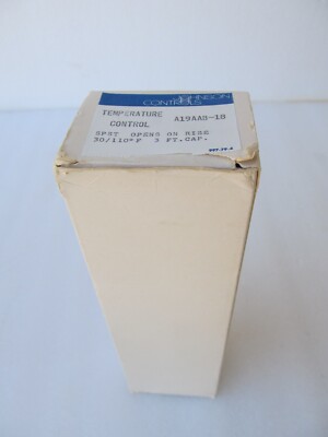 NEW Johnson Controls A19AAB-18 Temperature Control | eBay