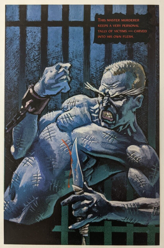 Mr Victor Zsasz Clayface Comic Poster Art PROMO Original Pin-Up Matt ...