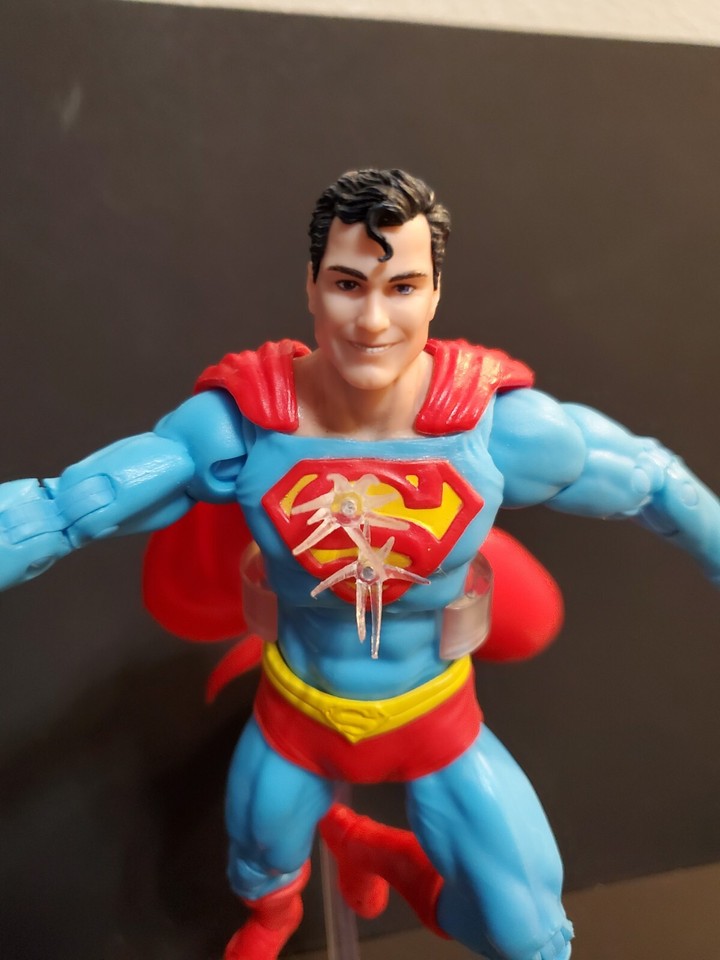 💥 Smiling Superman , 1 Of A Kind Custom! Magnetic! McFarlane DC Multiverse | eBay