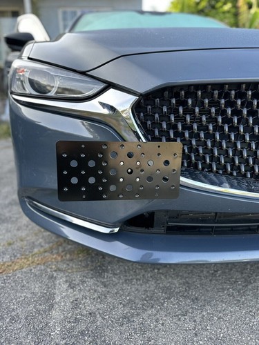 Bumper Tow Hook License Plate Mount Tag Bracket For Mazda6 Mazda 6 2018 ...