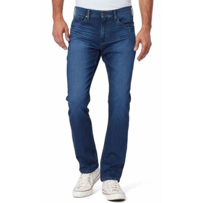 Paige L120209 Mens Hadlow Blue Federal Slim Straight Leg Jeans Size 34 ...