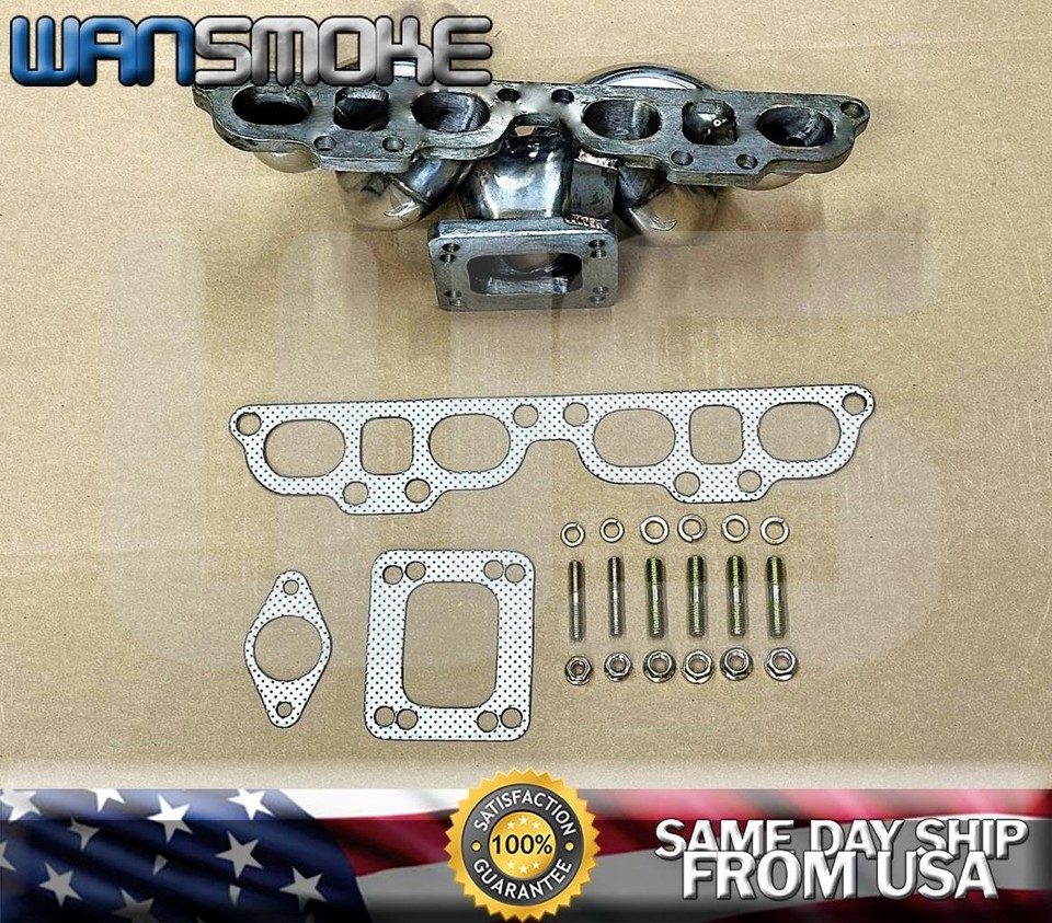 Stainless Top Mount Turbo Manifold for SR20 240SX Silvia Sentra SE-R NX ...