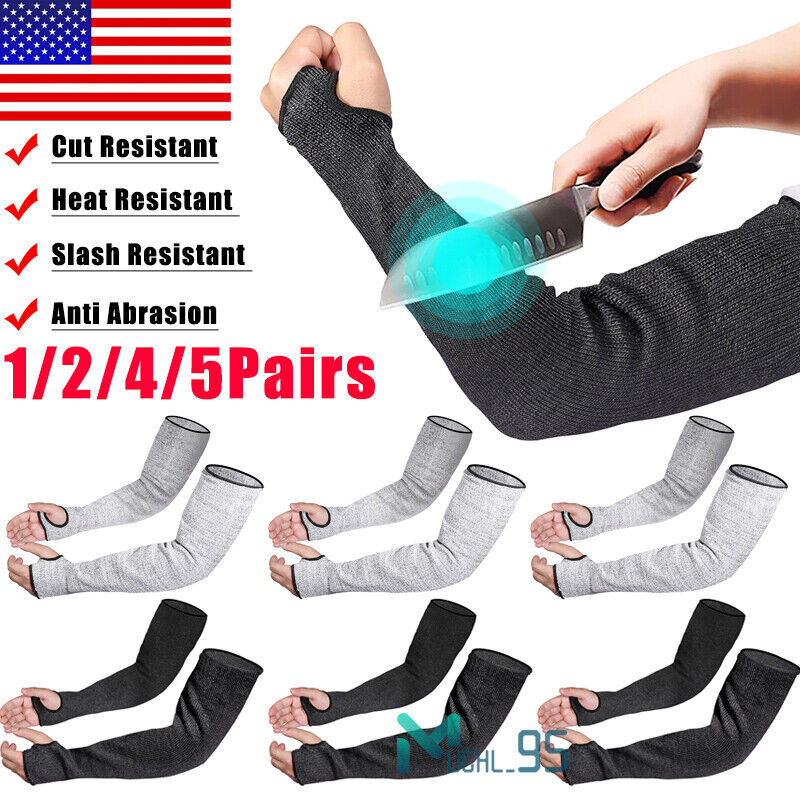 Tactical Wire Cut Proof Arm Guard Bracers Pair of Stab Resistant ...