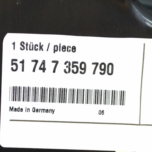 NEW BMW 7 G11 G12 EXTERIOR RADIATOR RIGHT AIR DUCT 51747359790 ORIGINAL ...