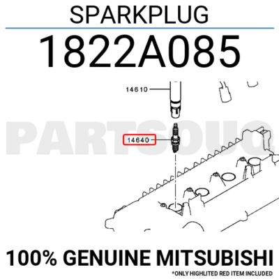 1822A085 Genuine Mitsubishi SPARKPLUG | eBay