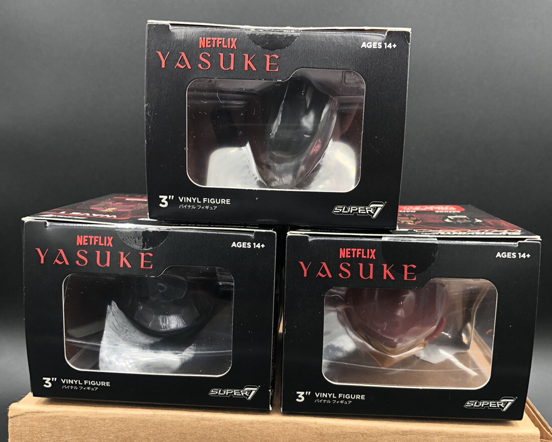 Super7 Netflix Yasuke Supervinyl - Yasuke Natsumaru Nikita 3" Mini ...