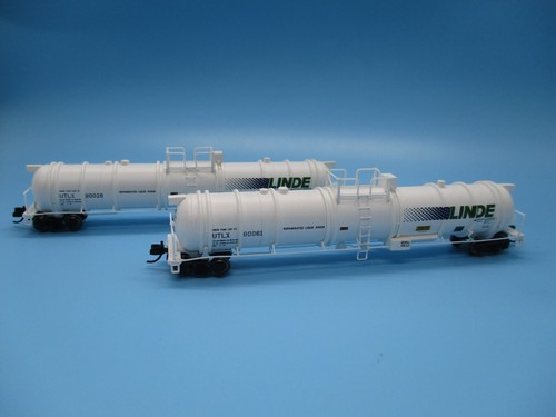 BROADWAY LIMITED N SCALE CRYOGENIC TANK CARS (2) - LINDE #80061 ...