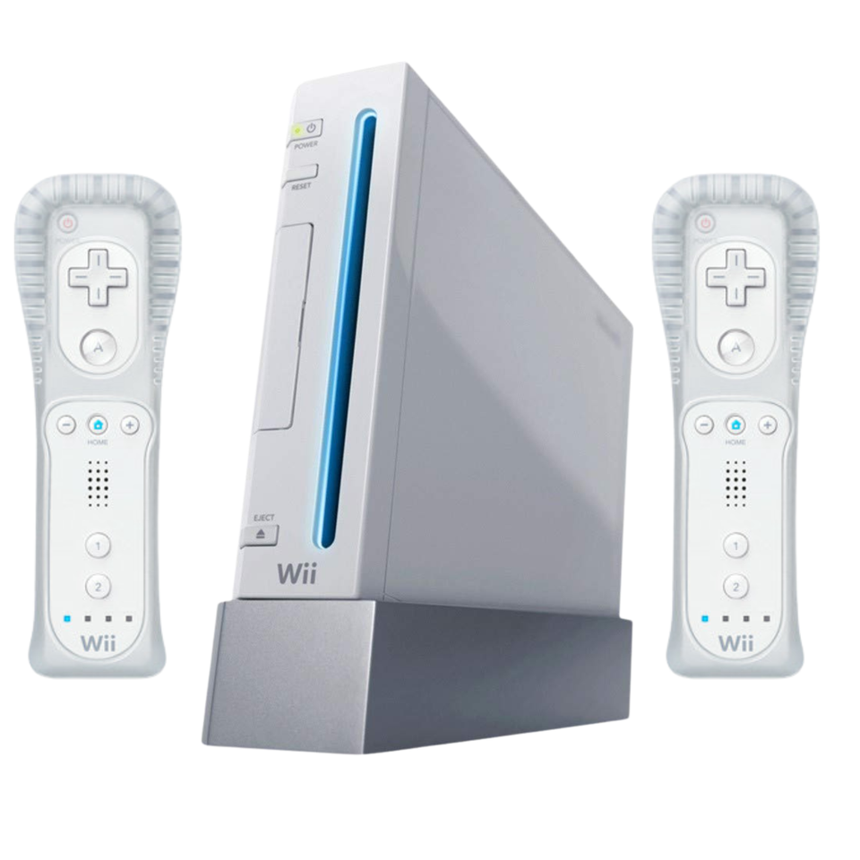 Nintendo Wii Console Kit 10 games and Genuine Silicone Grips 2 Remotes ...