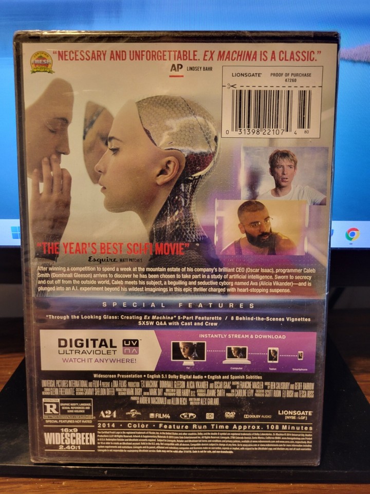 Ex Machina (DVD, 2015) NEW, Sealed 31398221074 | eBay
