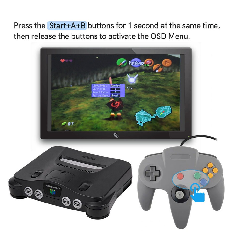 N64 Digital N64 HDMI Console With HISPEEDIDO 720P N64Digital HDMI MOD ...