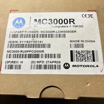 MC3000R-LC48SOOGER MC3000 Stock Control MC3000-RUOPPCG000R Motorola ...