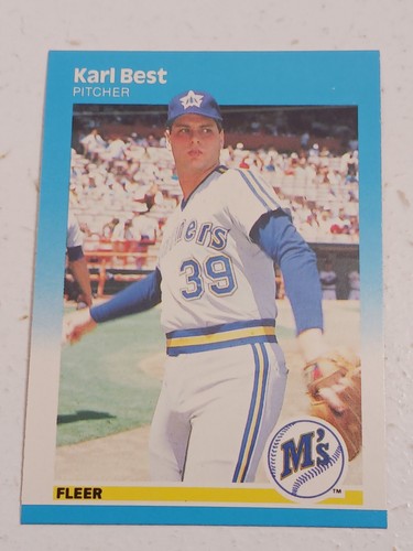 Karl Best Seattle Mariners 1987 Fleer Card #579 | eBay