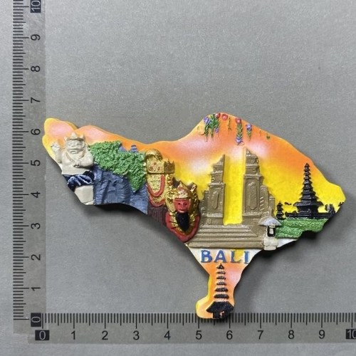 Indonesia Bali Tourist Travel Gift Souvenir 3D Resin Refrigerator ...