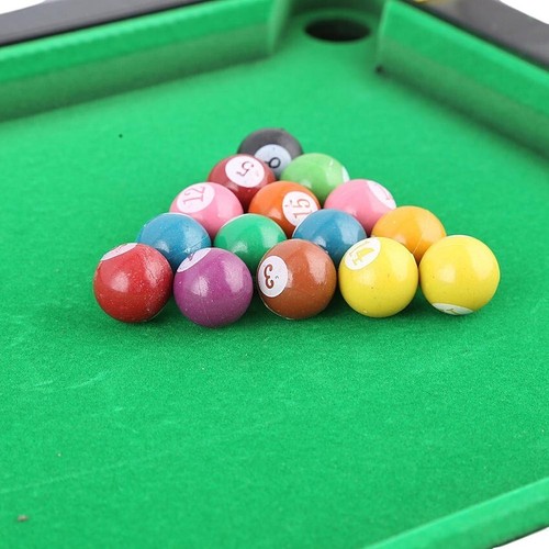 Kids Fun Mini 8 Ball Pool Table Top Snooker Game Set Indoor, Family ...
