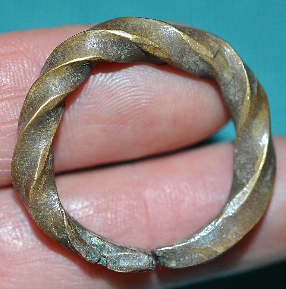 Antique African Tuareg Tribe Spiral Twist Metal Ring Niger Africa Ring ...