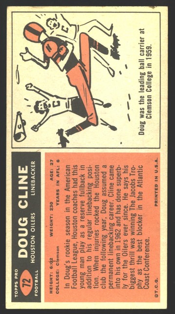 1965 Topps - #72 Doug Cline for sale online | eBay