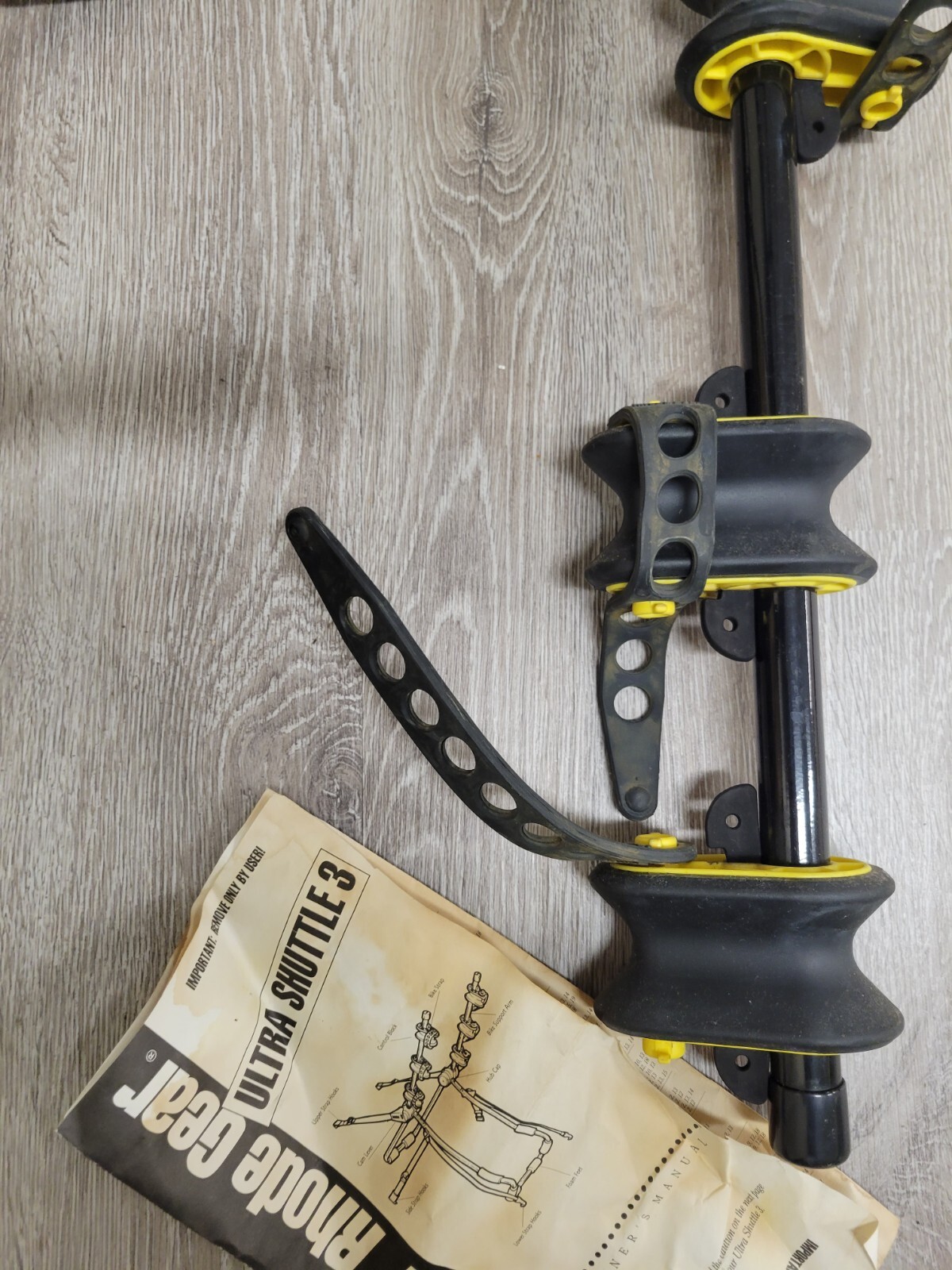 Rhode Gear Ultra Shuttle 3 Trunk Bike Rack Complete W/ Straps- Fits 3 ...