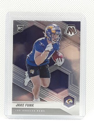 Jake Funk 2021 Mosaic Football - #381 RC - Los Angeles Rams | eBay